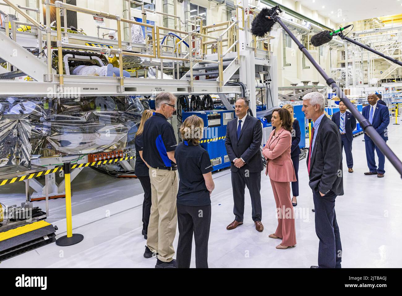 Second Gentleman Douglas Emhoff and Vice President Kamala Harris are ...