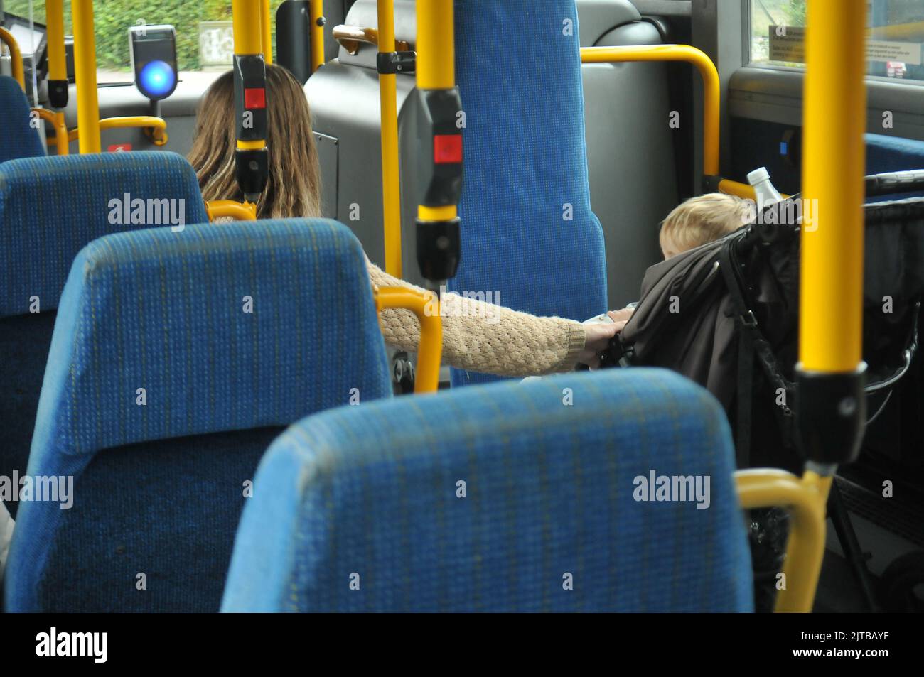 Copenhagen /Denmark/29 August 2022/Young mother are allow to transport ...