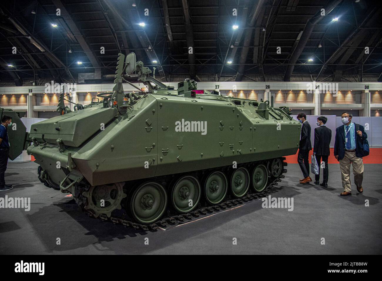 An Armored Infantry Fighting Vehicles (AIFV) seen displayed during the ...