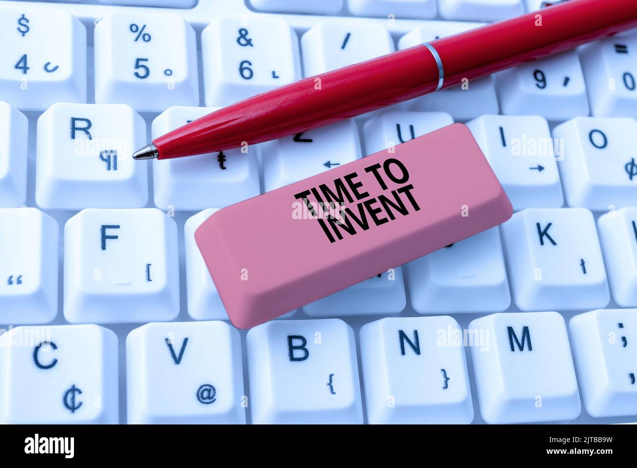 Handwriting text Time To Invent. Word for Invention of something new ...