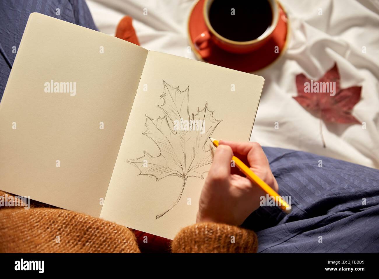 October sketchbook hi-res stock photography and images - Alamy