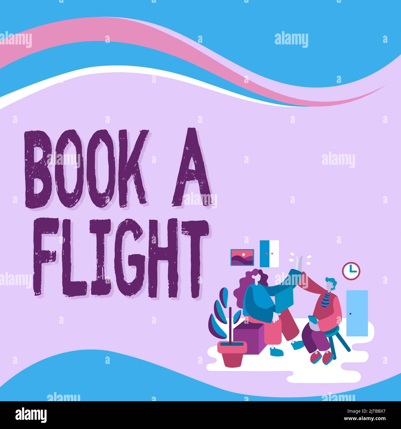 Text sign showing Book A Flight. Conceptual photo Purchase tickets to ...