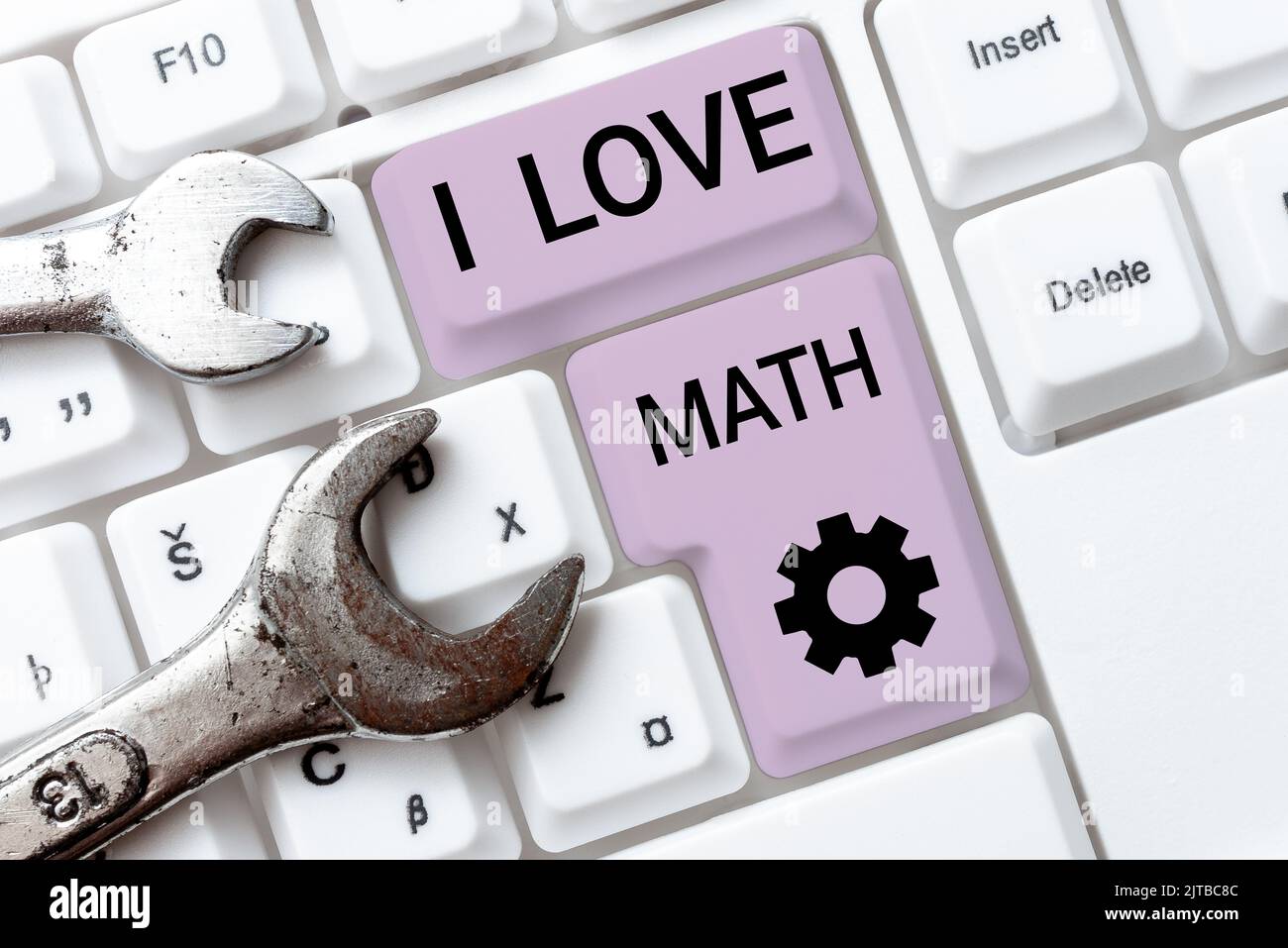 Handwriting text I Love Math. Business showcase To like a lot doing ...