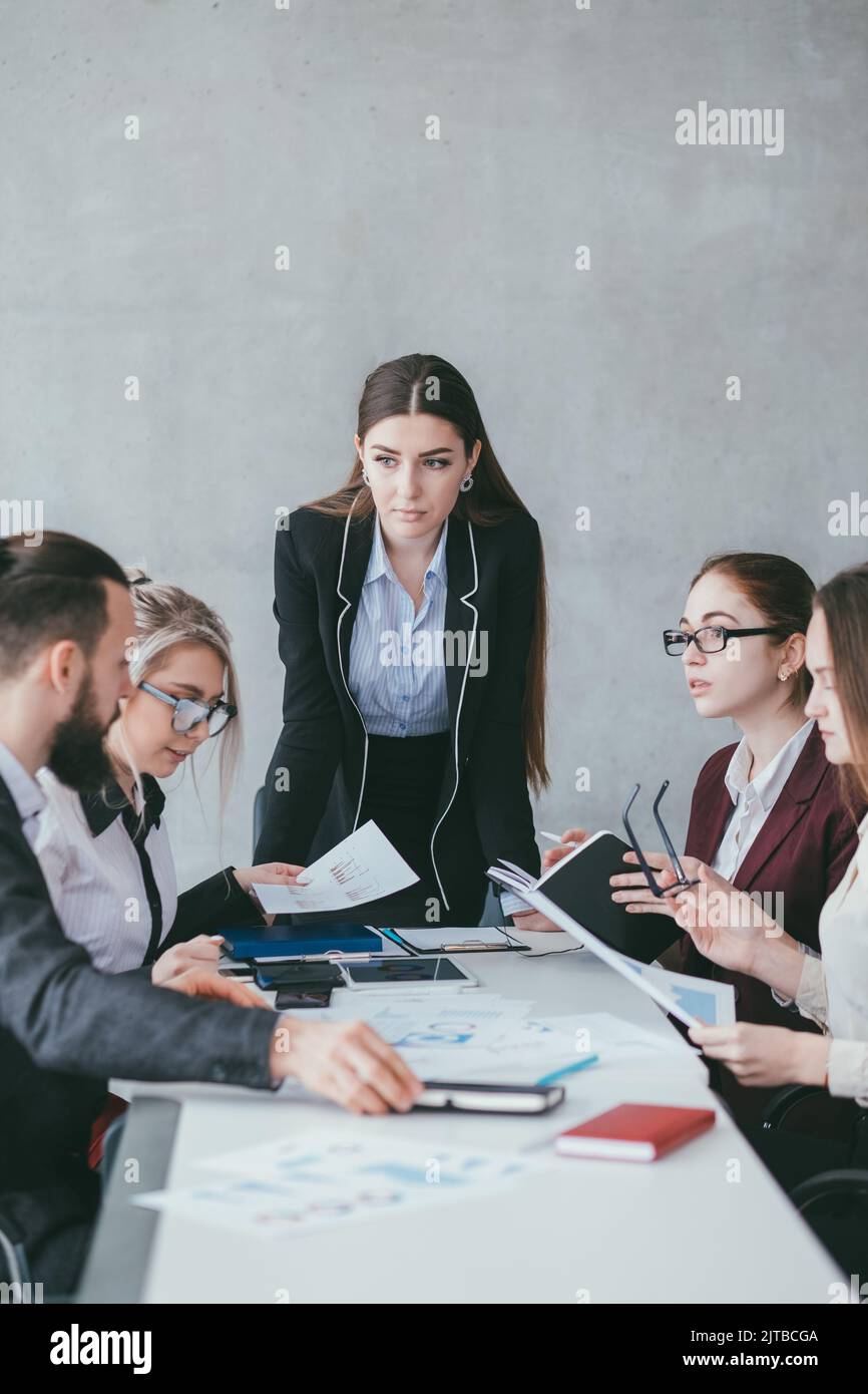 corporate teamwork business strategy marketing Stock Photo - Alamy