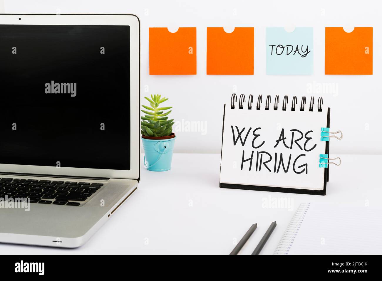 Text sign showing We Are Hiring. Business approach Workforce Wanted HR ...
