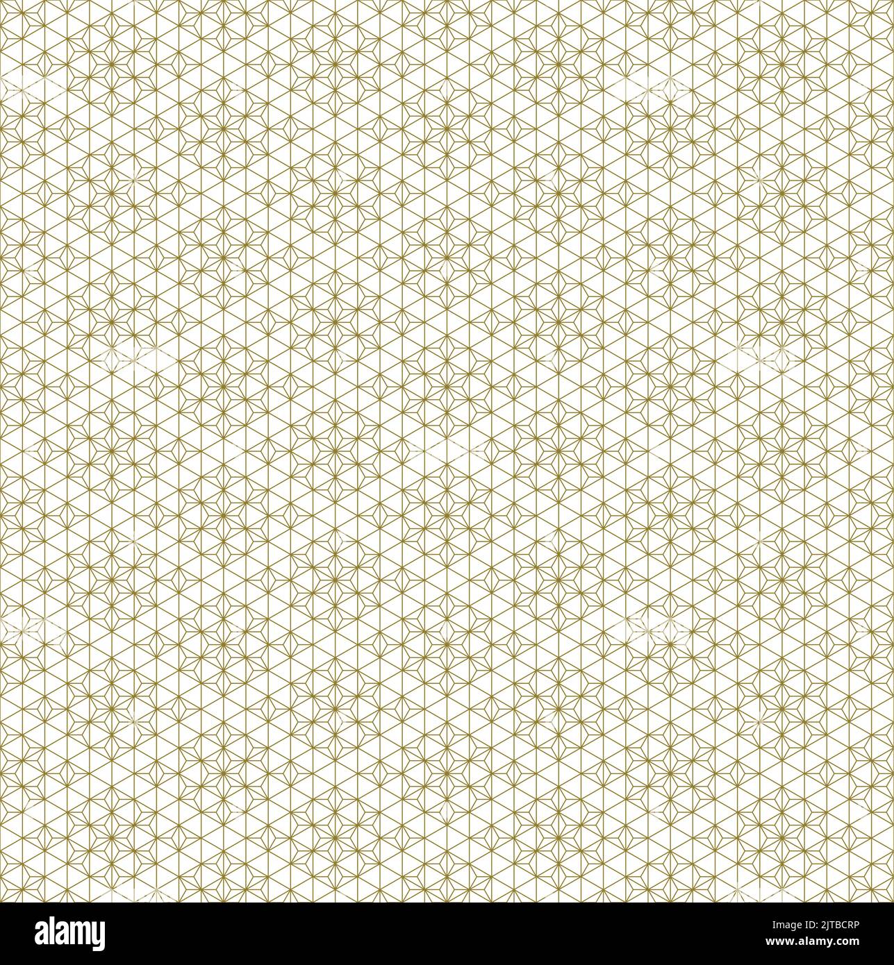 Seamless geometric pattern based on japanese style Kumiko.Gold lines ...
