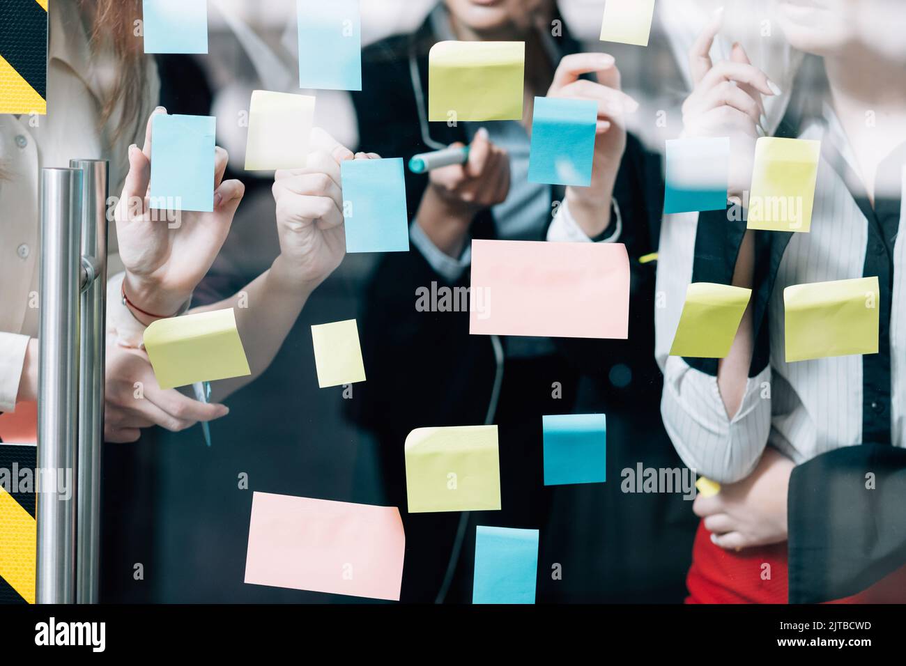 Group collaboration work focus hi-res stock photography and images - Alamy