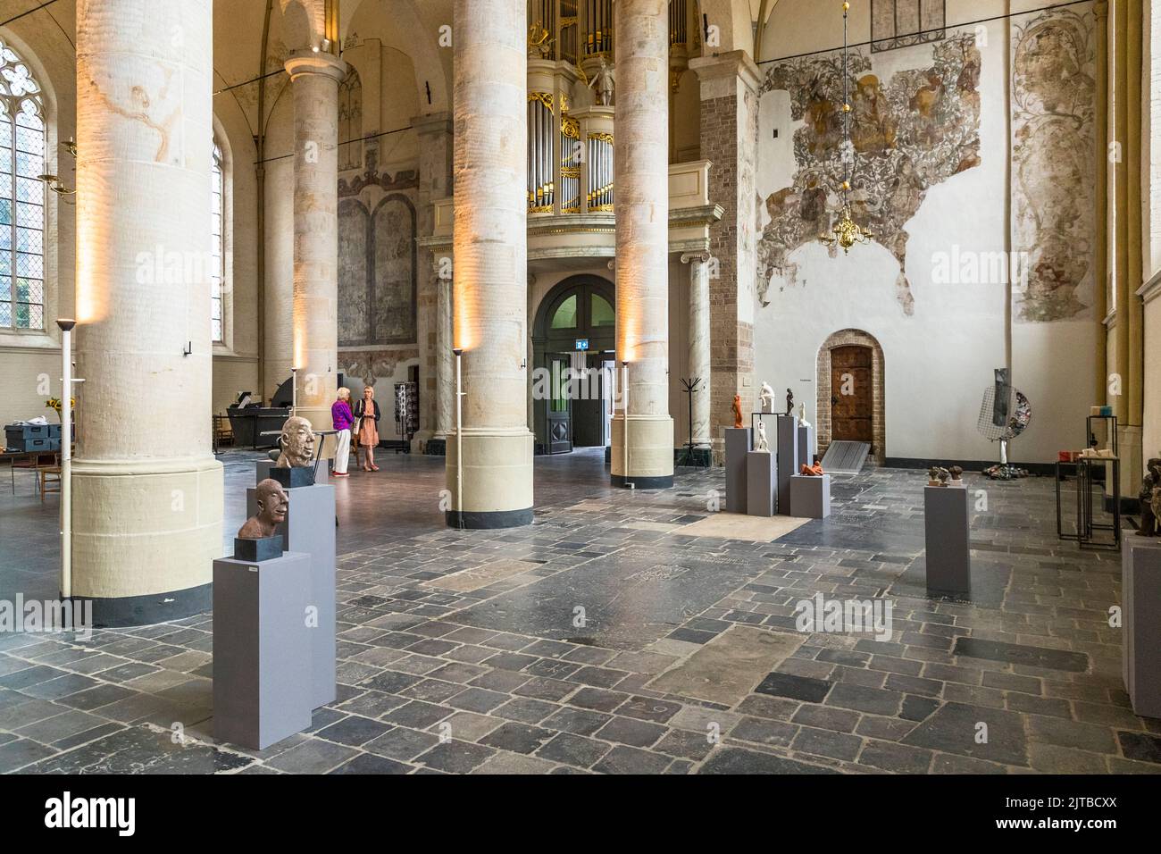 Art exhibition in the St. Nicholas Church of Deventer, Netherlands ...