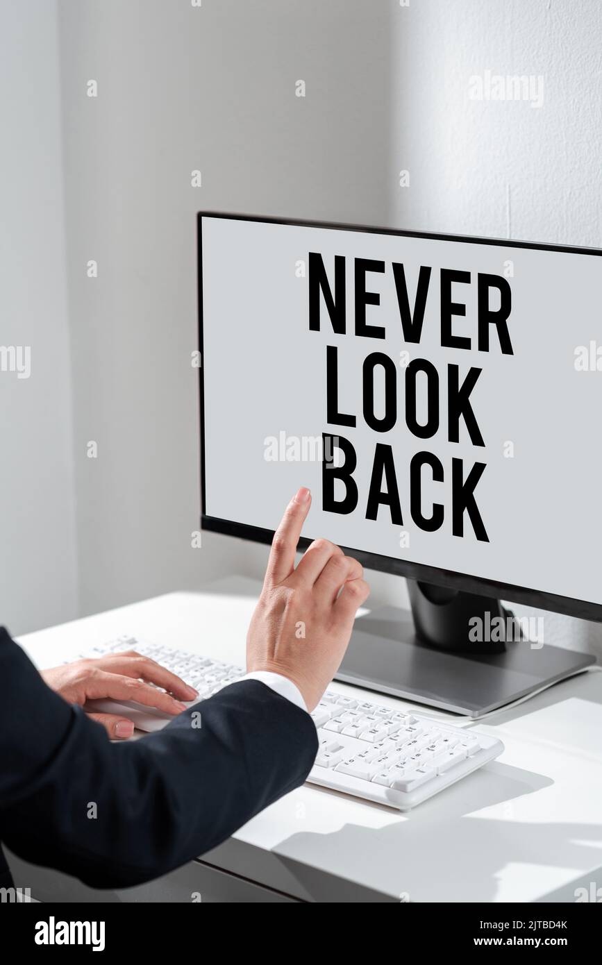 Conceptual display Never Look Back. Business overview Do not have ...