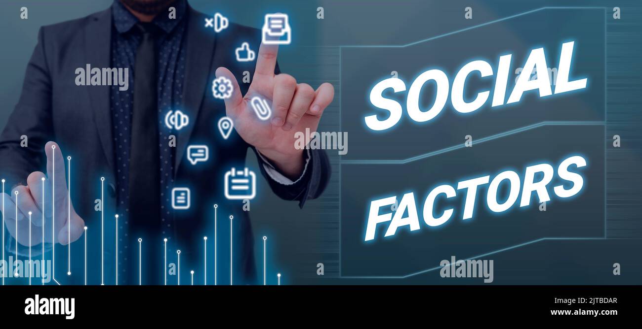 Conceptual display Social FactorsThings that influences lifestyle ...