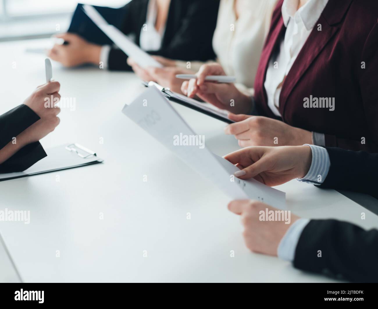 Hr interview hi-res stock photography and images - Alamy
