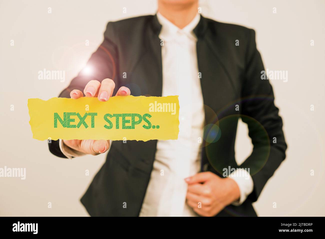 Text showing inspiration Next Steps, Word for Following Moves Strategy ...