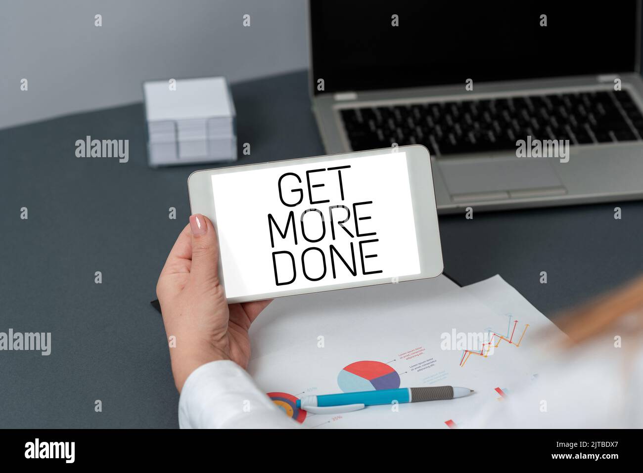 Sign displaying Get More Done. Business approach Checklist Organized ...