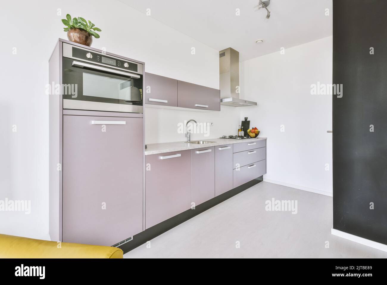 Interior of a modern kitchen of an elite house Stock Photo - Alamy