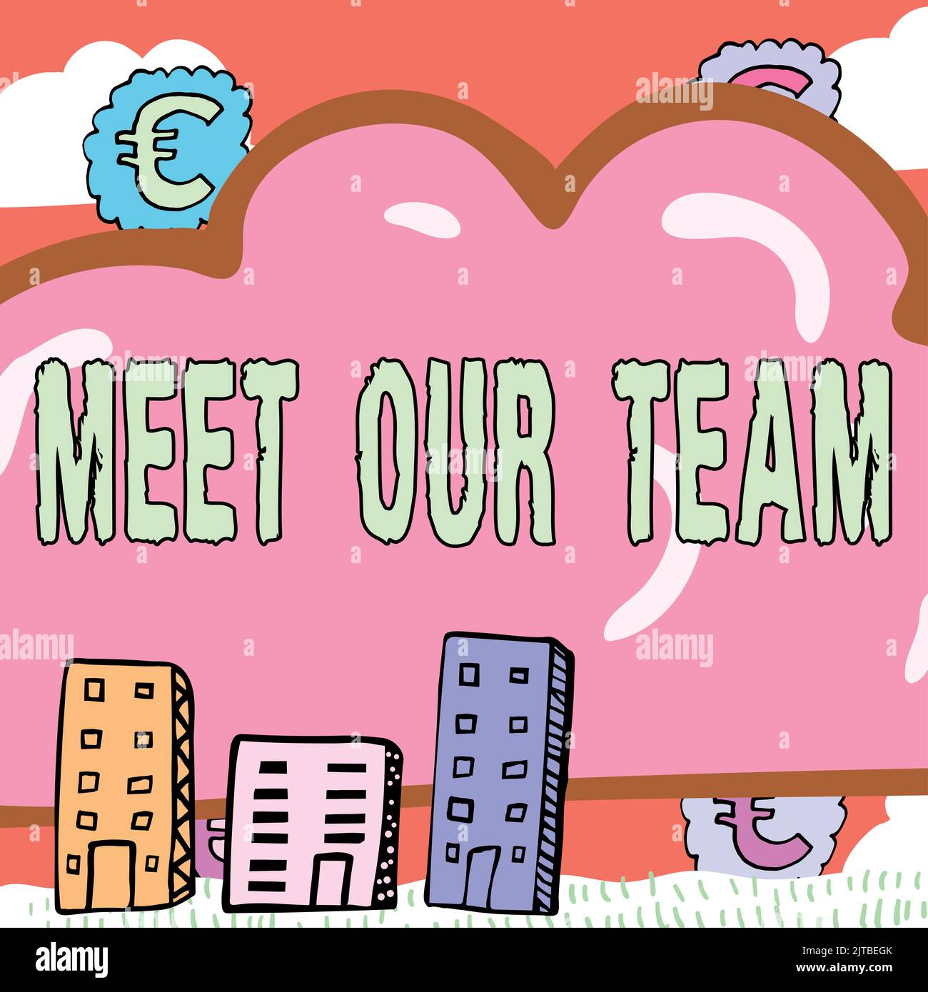 Handwriting text Meet Our Team. Business idea Presentation of a ...