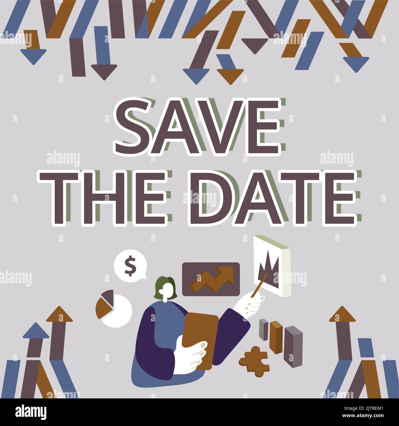 Text caption presenting Save The Date. Conceptual photo Systematized ...