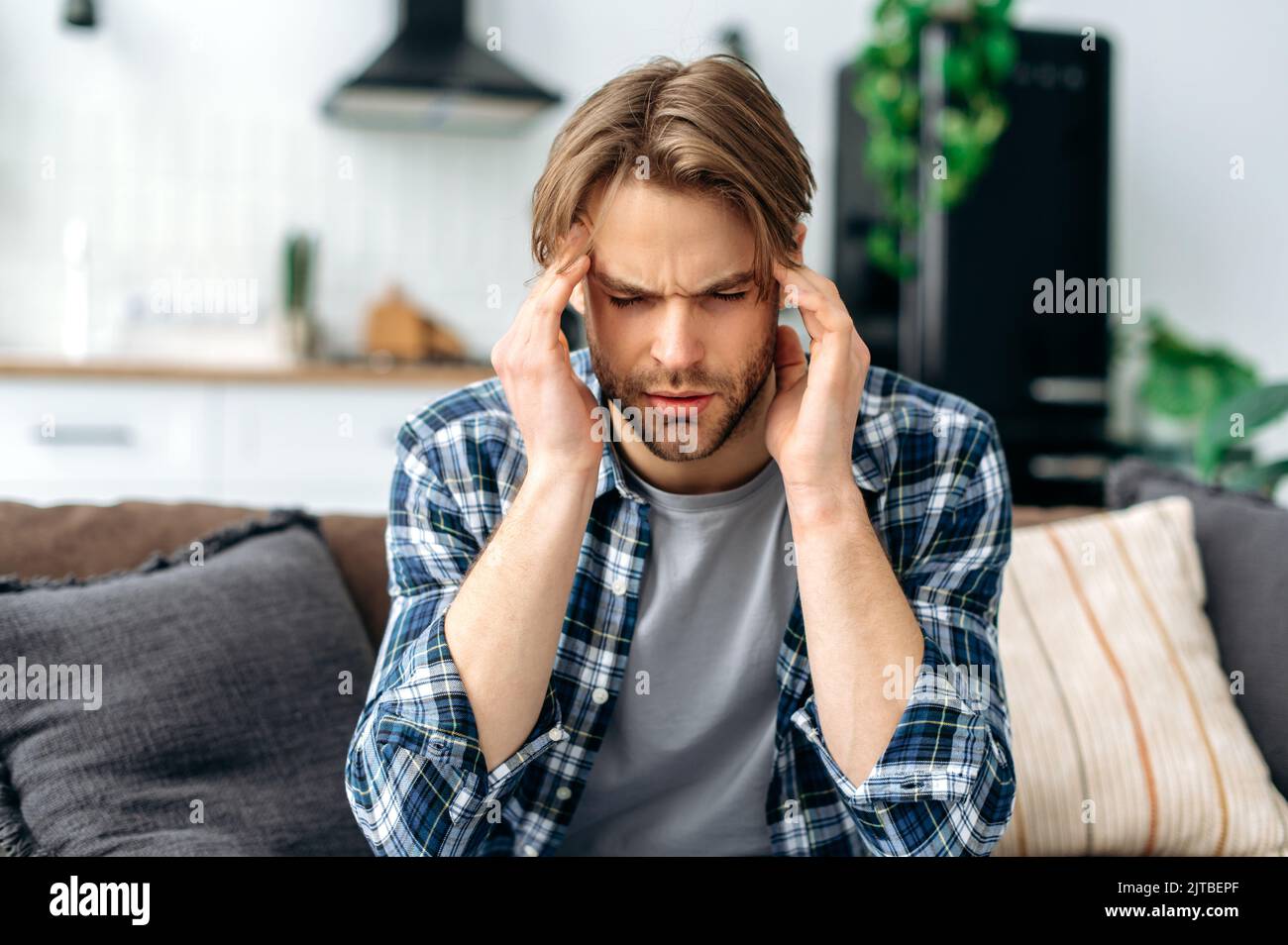 Fatigue temples hi-res stock photography and images - Alamy