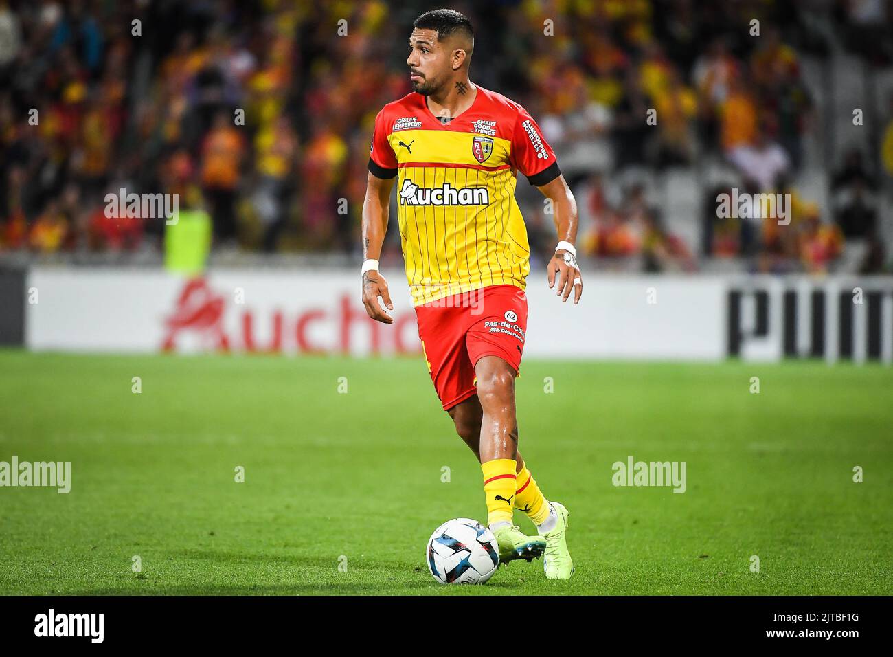 Facundo Axel MEDINA of Lens during the French championship Ligue 1 ...
