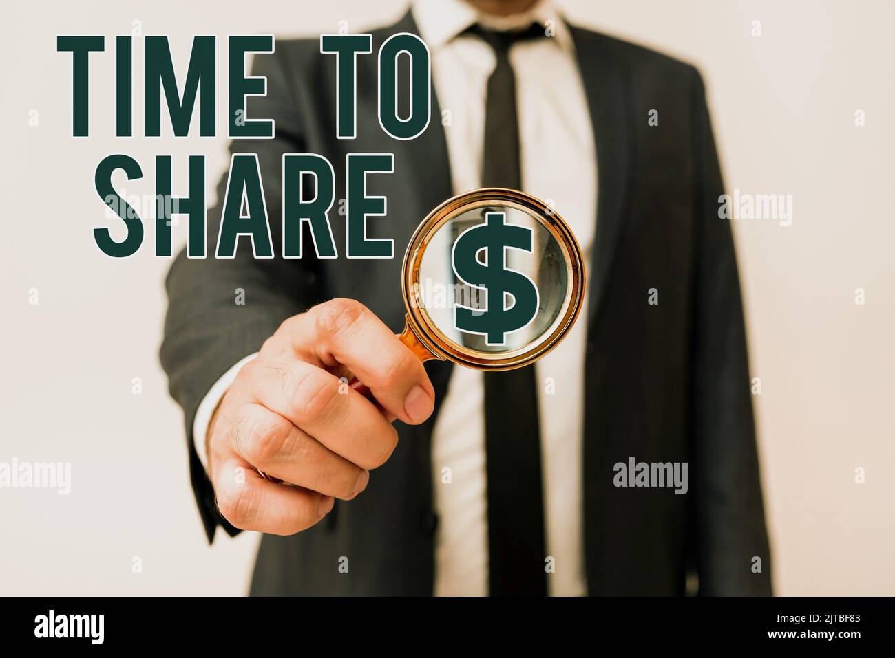 Conceptual caption Time To Share, Business approach Communicate with ...