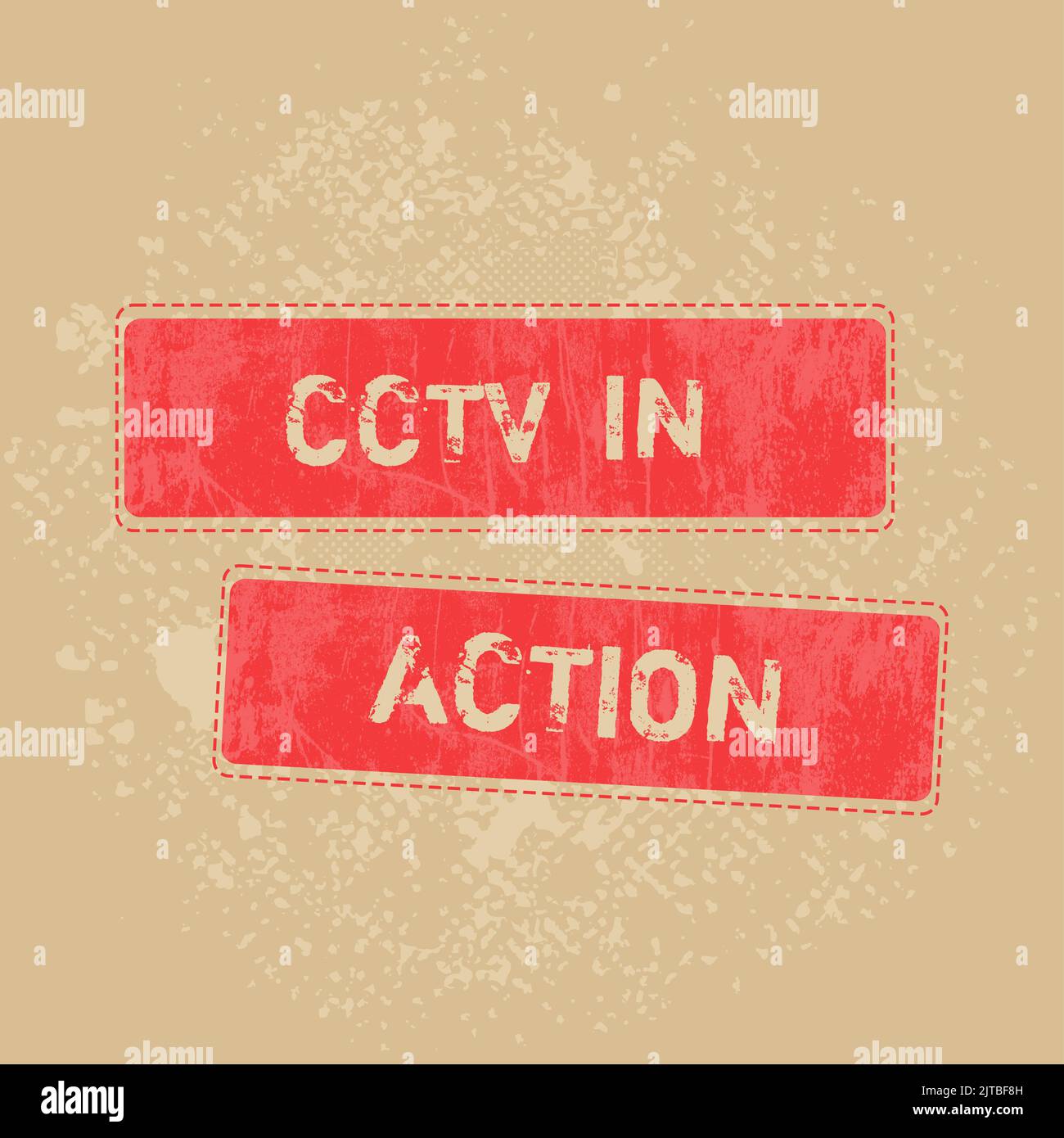 Text caption presenting Cctv In Action. Concept meaning Selfcontained ...