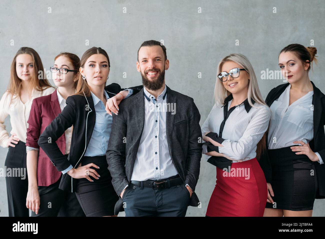 successful business coach professional team Stock Photo - Alamy