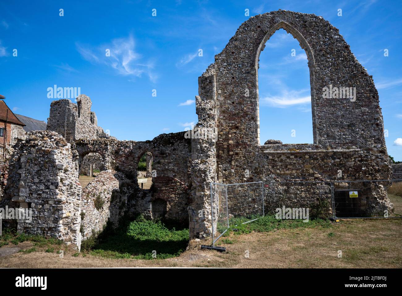 Leiston Abbey ruins in Leiston, Suffolk, England Stock Photo - Alamy