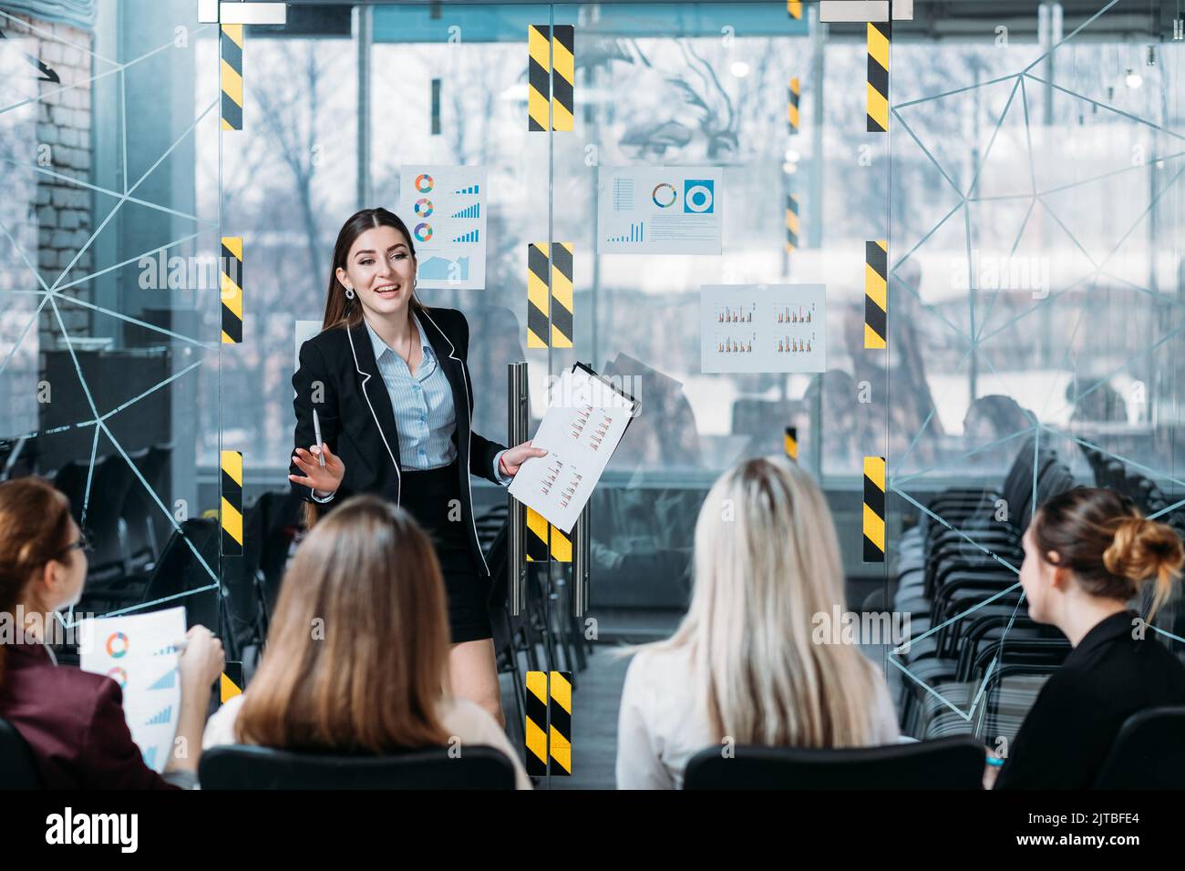 branding strategy seminar presentation comments Stock Photo - Alamy
