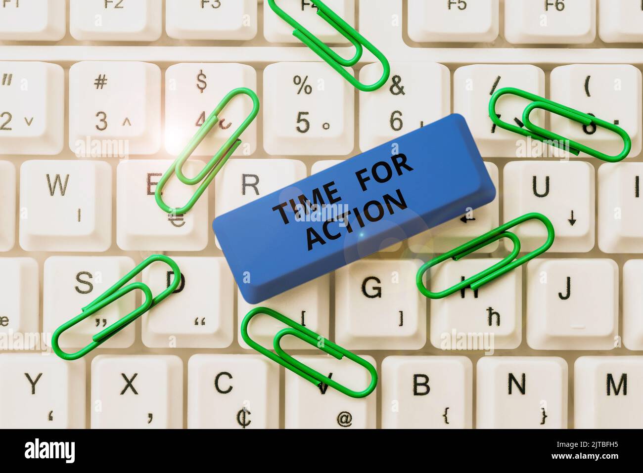 Conceptual display Time For Action. Business idea Getting ready to ...