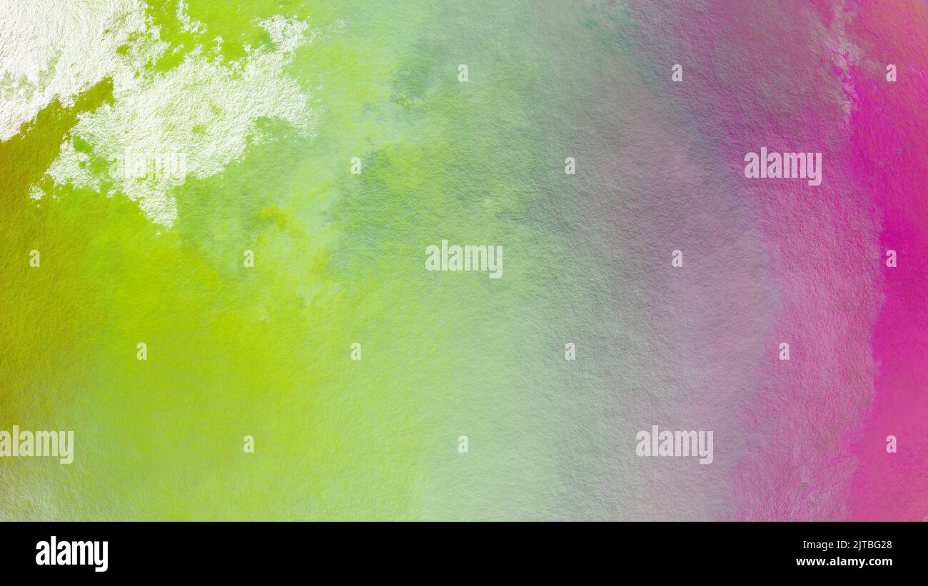 3d rendering. Ground texture with green and pink colors. Abstract ...