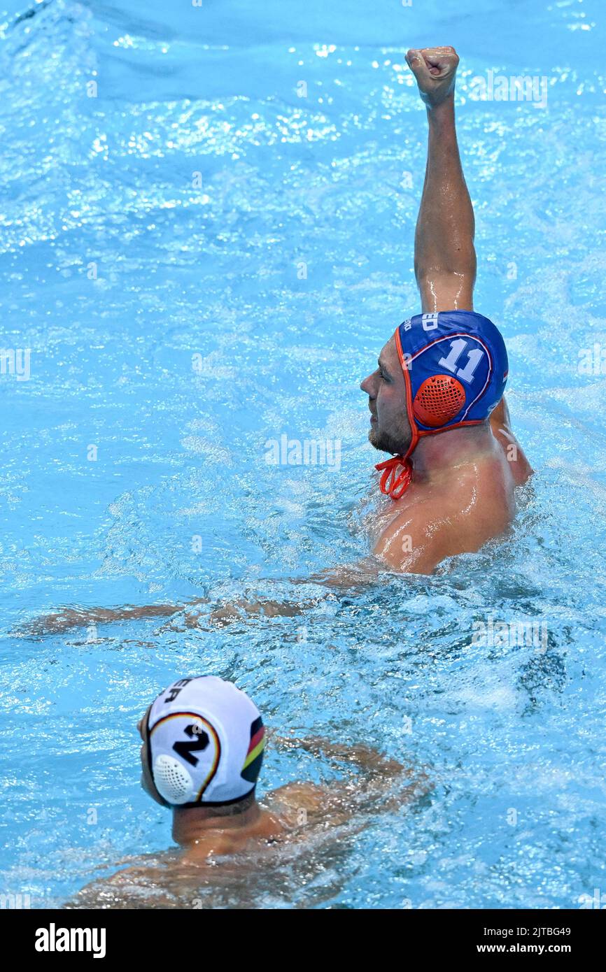 Jesse Koopman of Netherlands celebrate after scoring during the 2022 ...