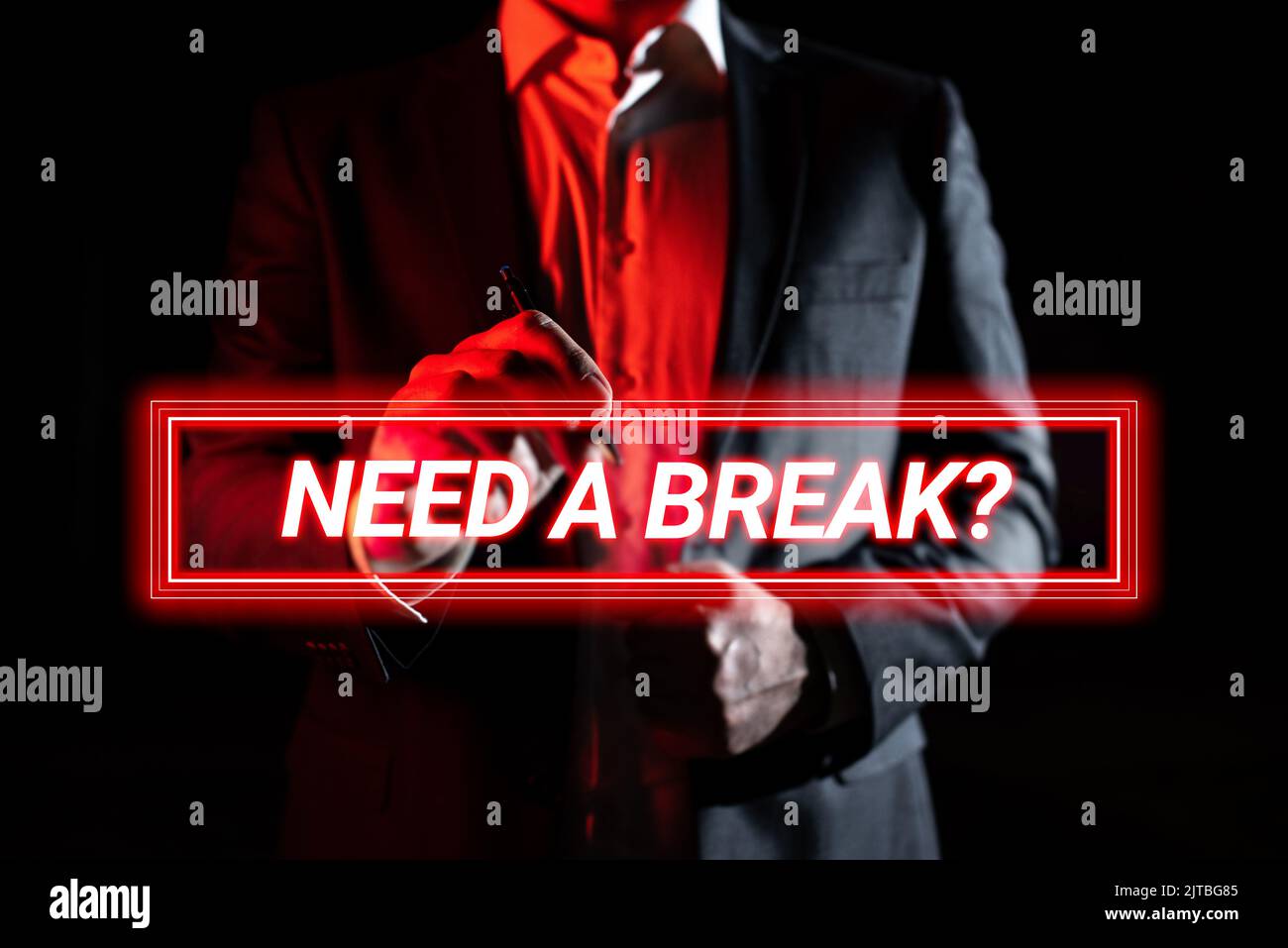 Conceptual display Need A Breakquestion, Conceptual photo Vacation ...