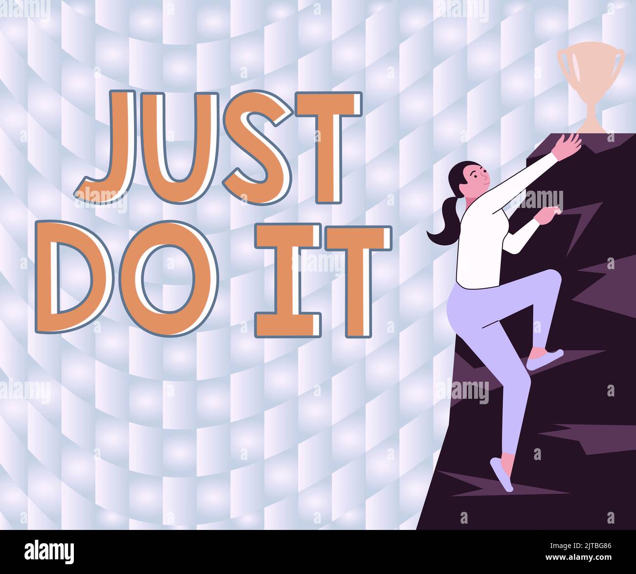 Text showing inspiration Just Do It. Business approach Motivation for ...