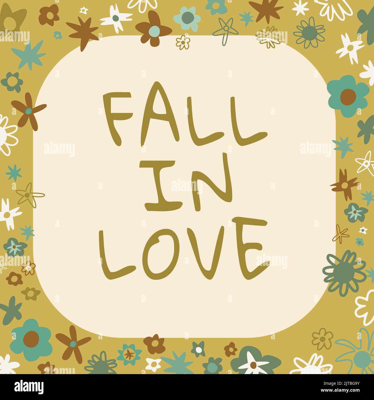 Writing displaying text Fall In Love. Internet Concept Feeling loving ...