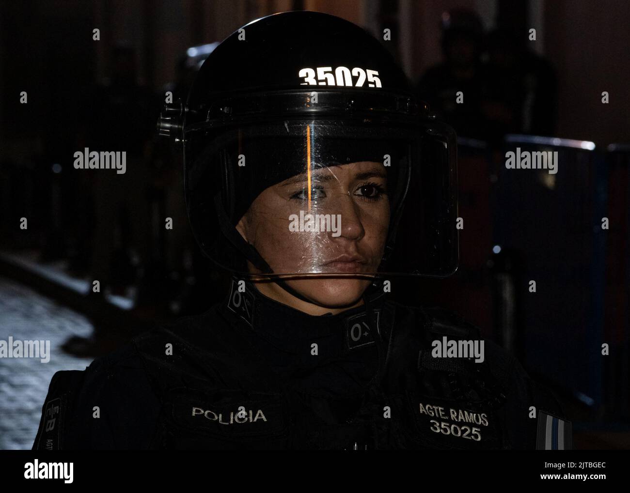 San Juan SWAT near La Fortaleza on August 27, 2022 in San Juan, Puerto ...