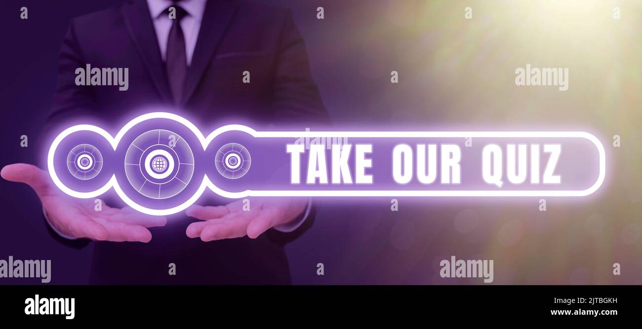 Handwriting text Take Our Quiz. Internet Concept Fill out our ...