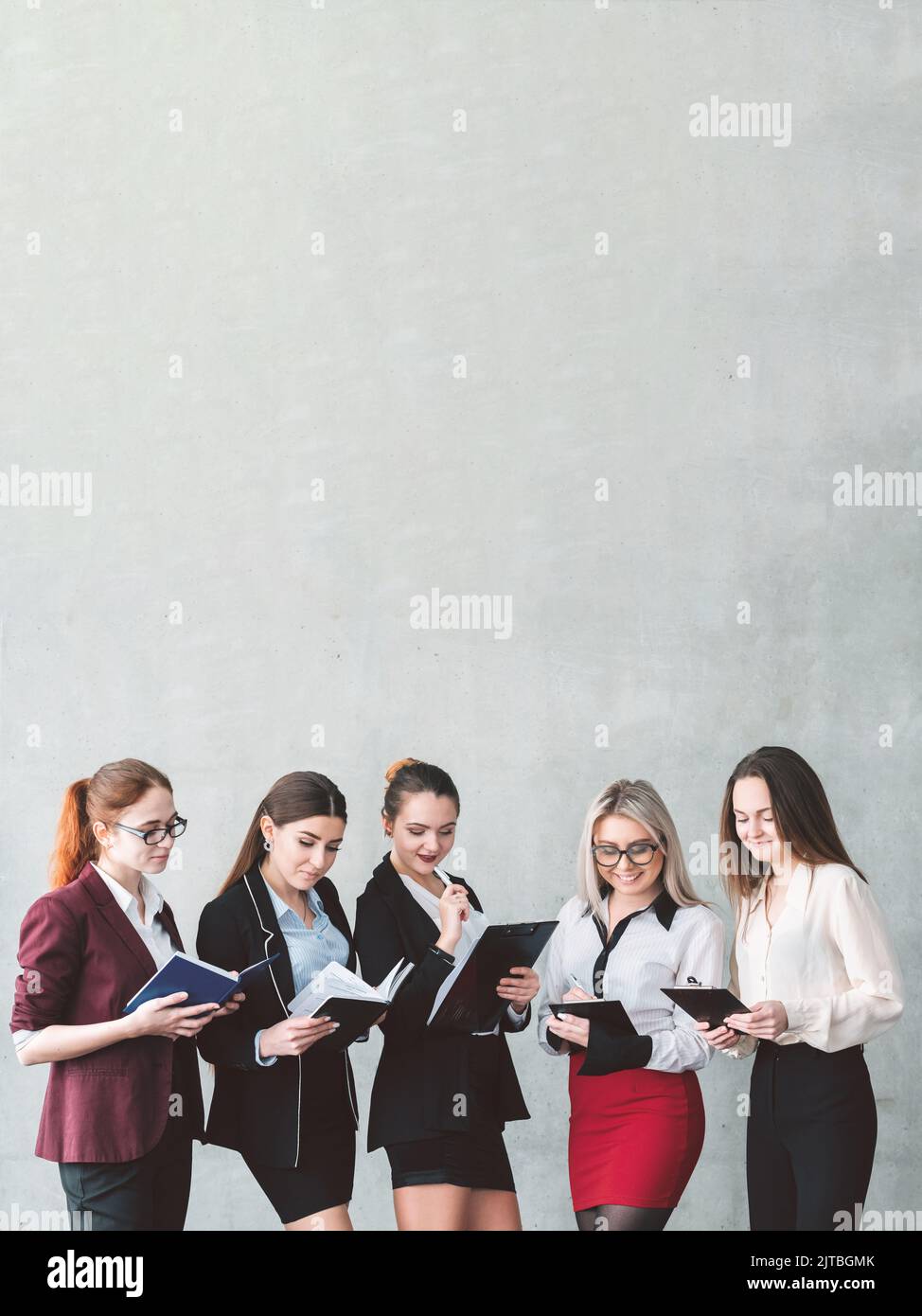 women business success female power equal team Stock Photo - Alamy