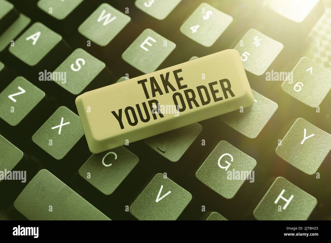 Inspiration showing sign Take Your Order. Internet Concept Service in a ...
