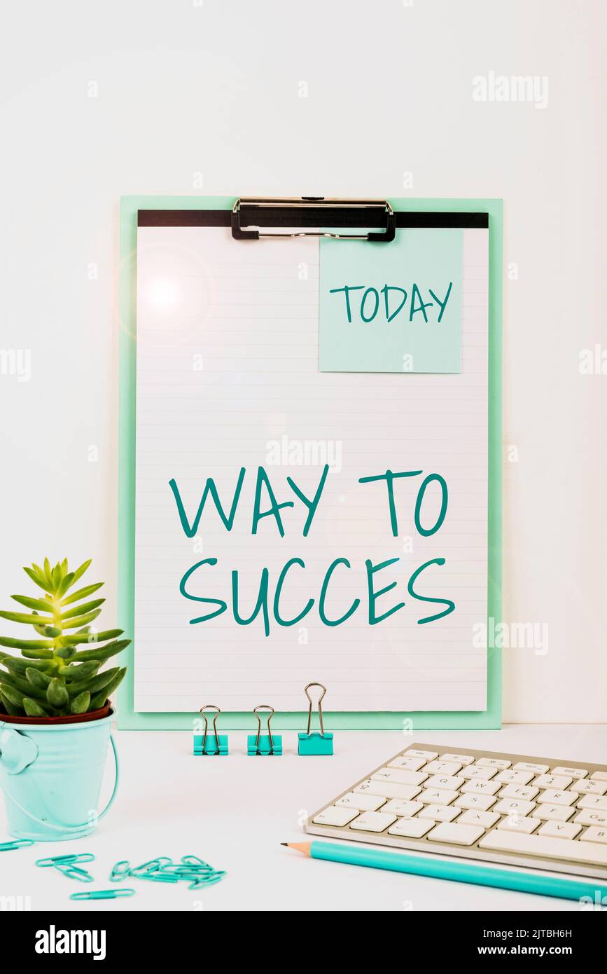 Leader showing the way to success hi-res stock photography and images ...