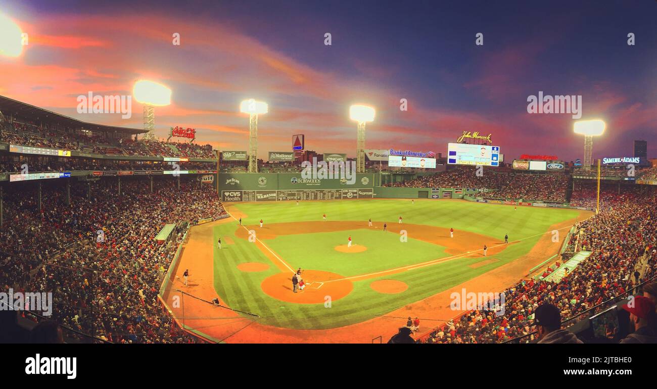 Fenway Park At Night Wallpaper