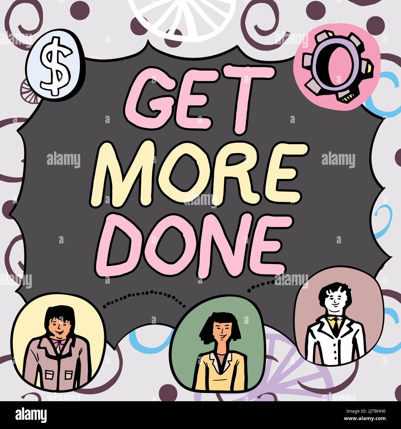 Handwriting text Get More Done. Word Written on Checklist Organized ...