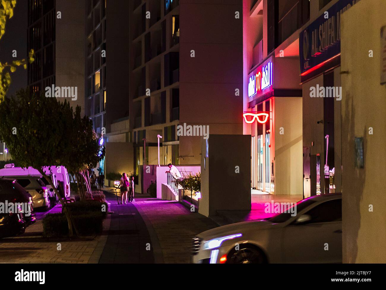 Dubai, UAE - 08.16.2022 - Buildings in The pulse residence, Dubai South ...