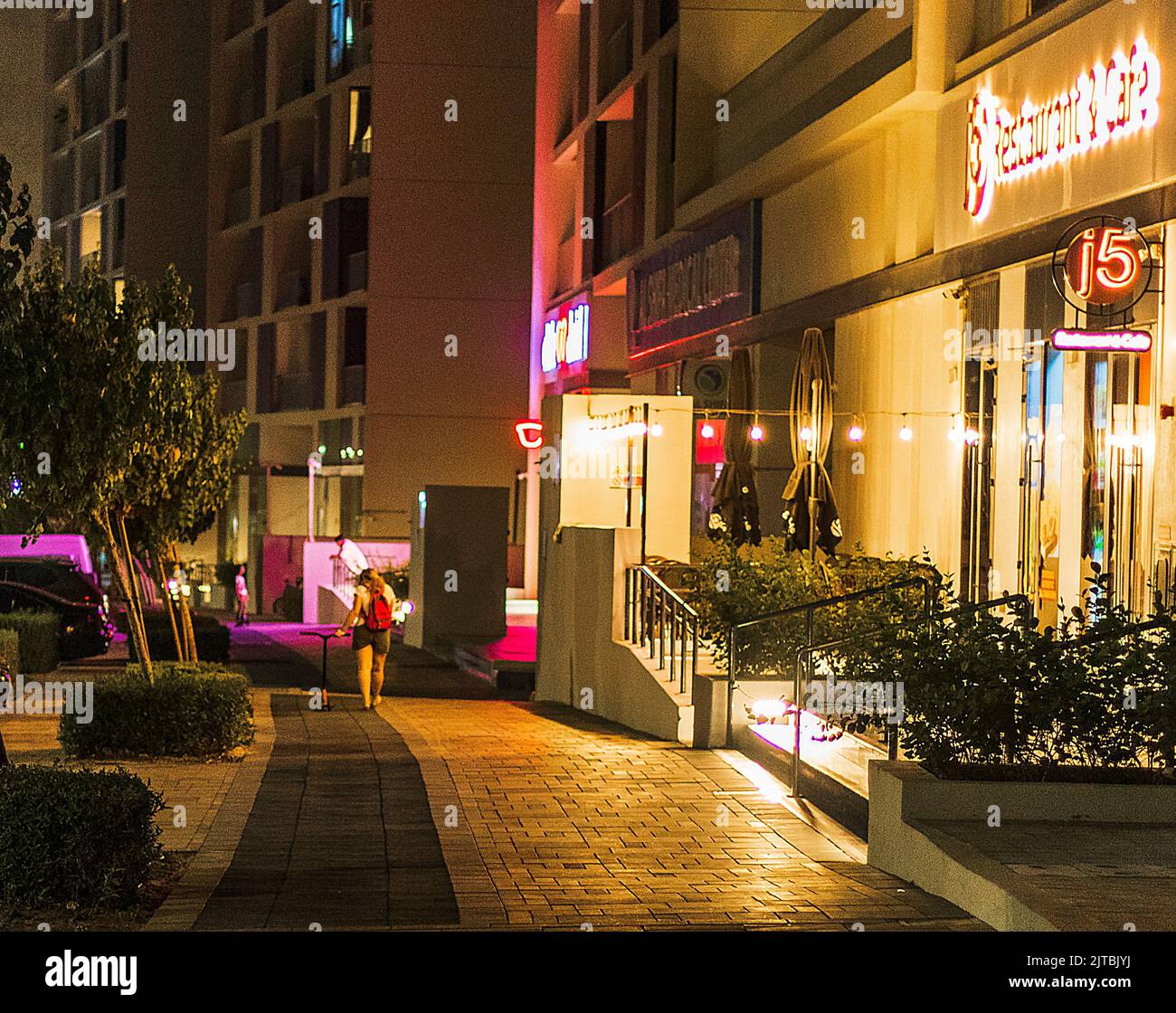 Dubai, UAE - 08.16.2022 - Buildings in The pulse residence, Dubai South ...