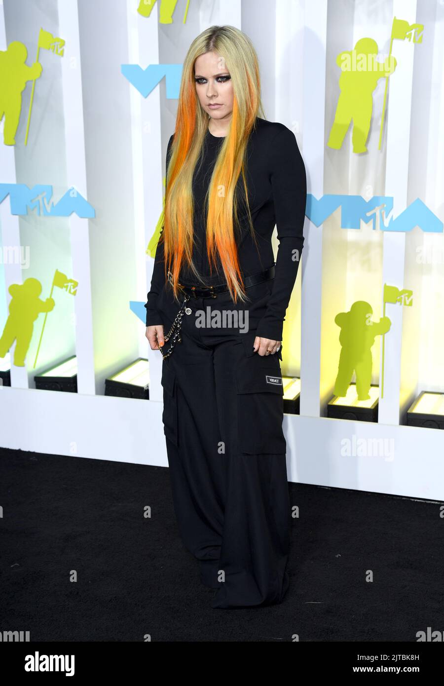 August 28th, 2022. Newark, USA. Avril Lavigne arriving at the 2022 MTV ...
