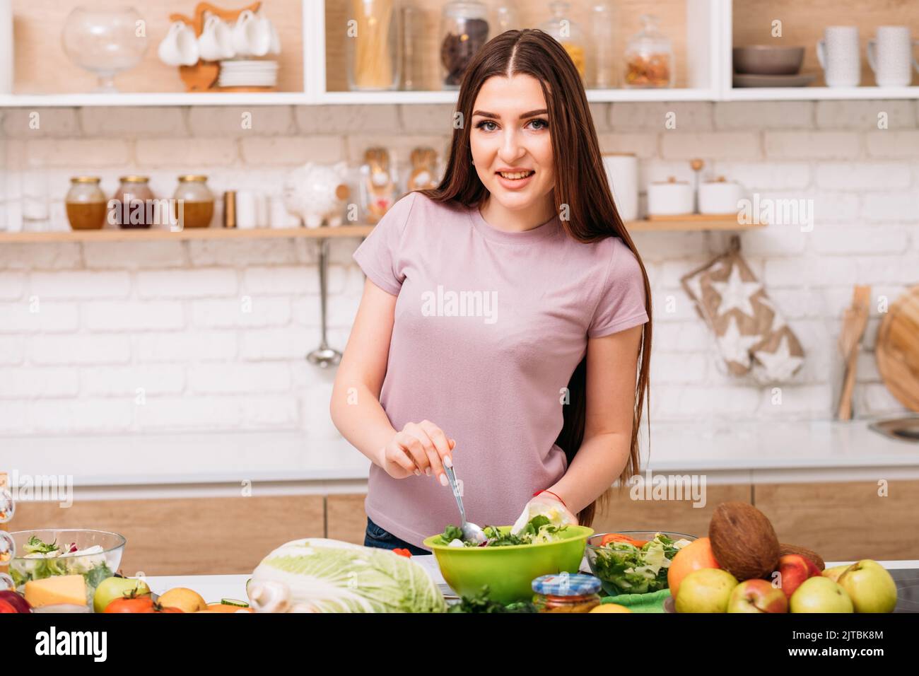 healthy weight loss nutritional balance lifestyle Stock Photo - Alamy