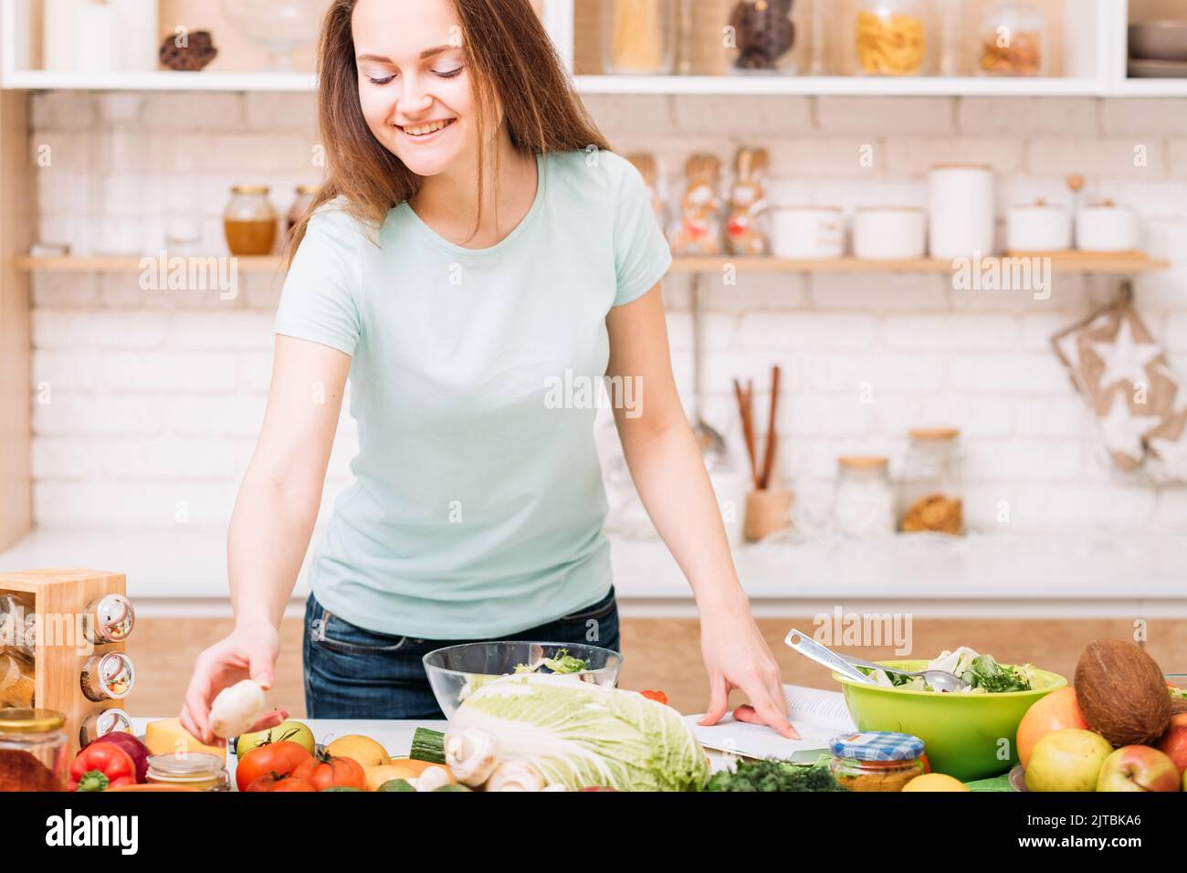 healthy weight loss nutritional balance lifestyle Stock Photo - Alamy