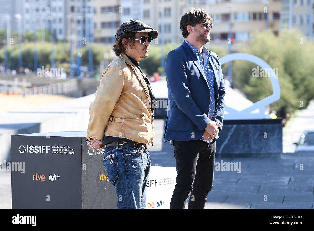 Johnny Depp and Stephen Deuters at the 68th International Film Festival ...