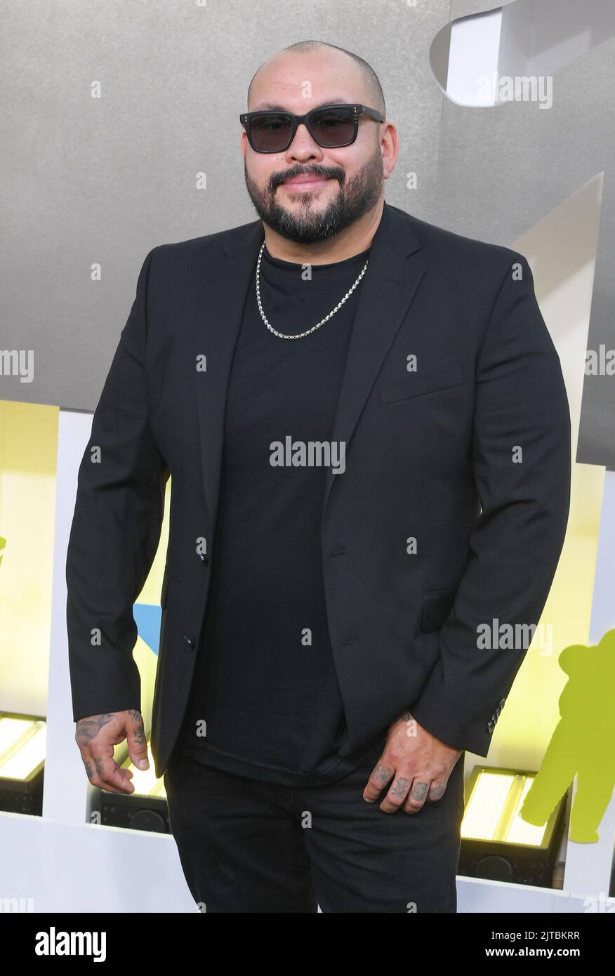 Newark, USA. 28th Aug, 2022. Nikko Hurtado attends the 2022 MTV VMAs at ...