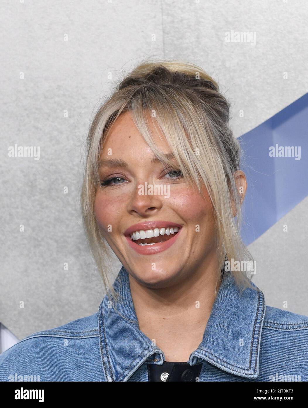 Newark, USA. 28th Aug, 2022. Camille Kostek attends the 2022 MTV VMAs ...