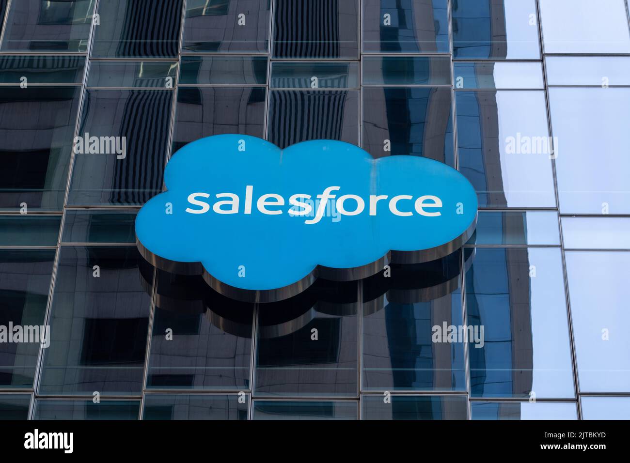 Salesforce Sign, San Francisco, CA Stock Photo - Alamy