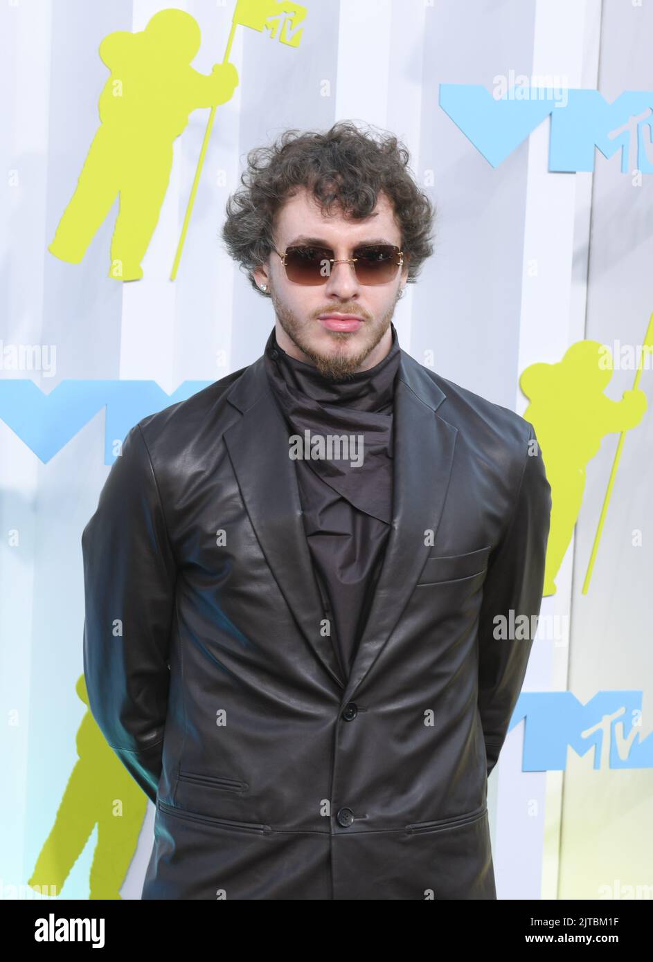 Jack Harlow attends the 2022 MTV VMAs at Prudential Center on August 28 ...